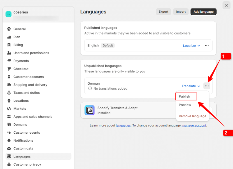 Shopify Language Change: A Step-by-Step Guide [No App Required]